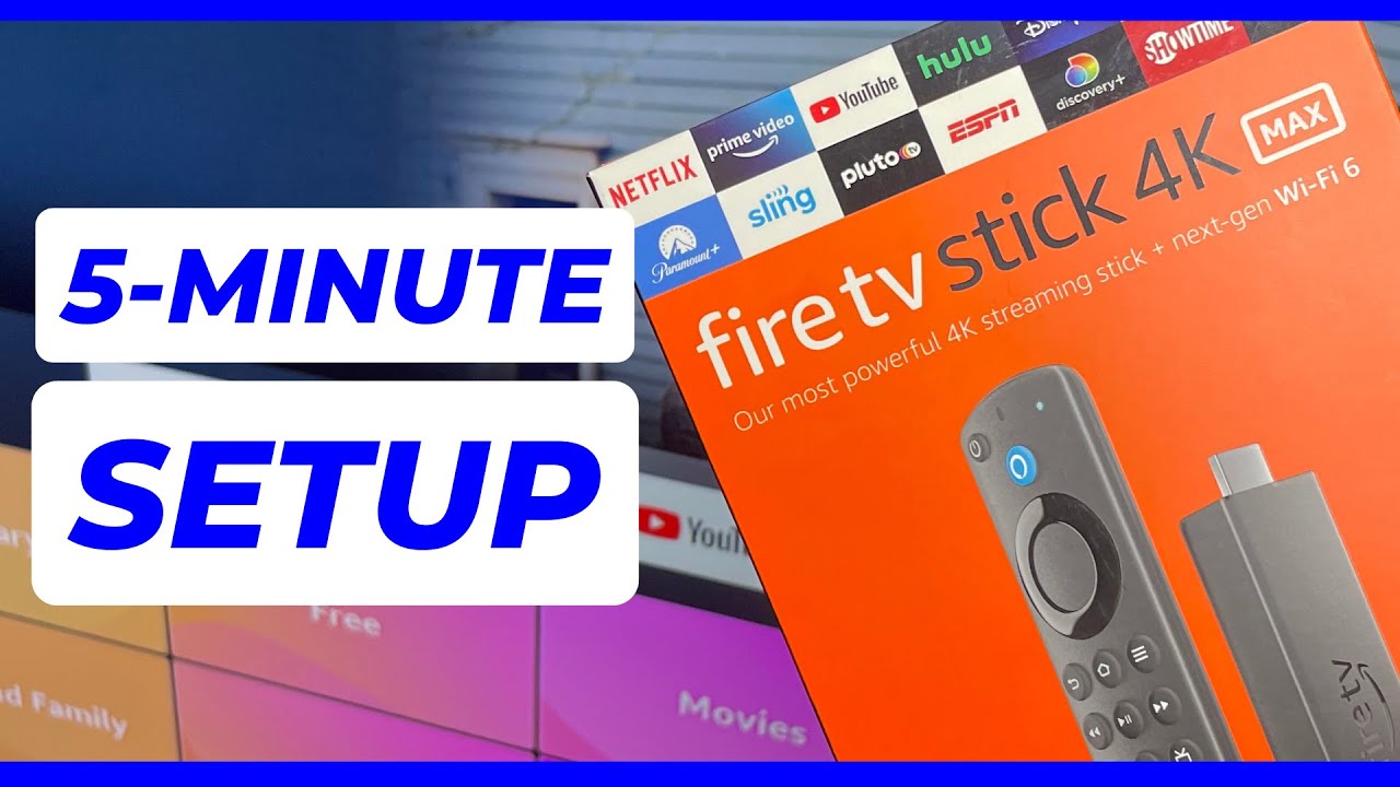 How to Set Up the Amazon Fire TV Stick 4K Max in 5 Minutes! | Fire TV ...