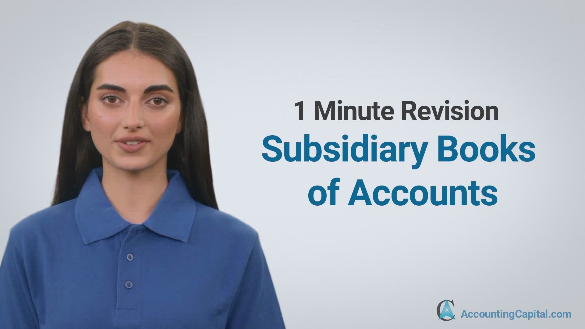 Subsidiary Books of Accounts - 1 Minute | Open Video