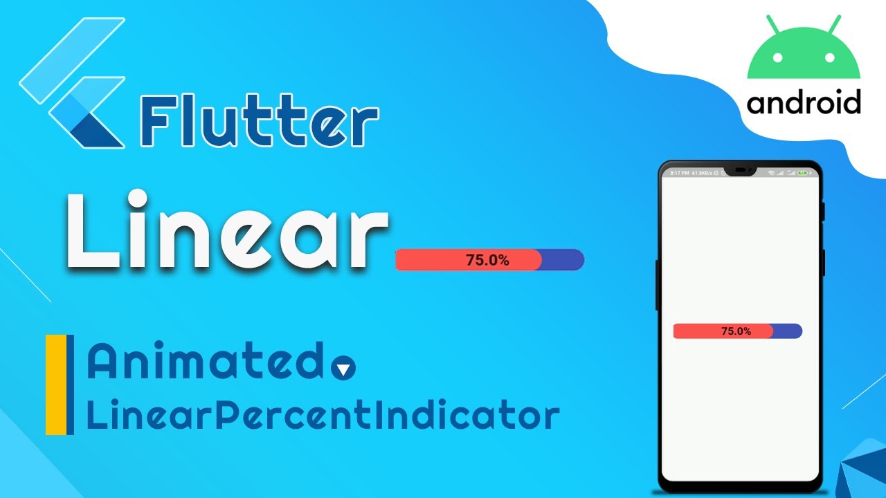 Linear Percent indicator flutter- Flutter An... | Open Video