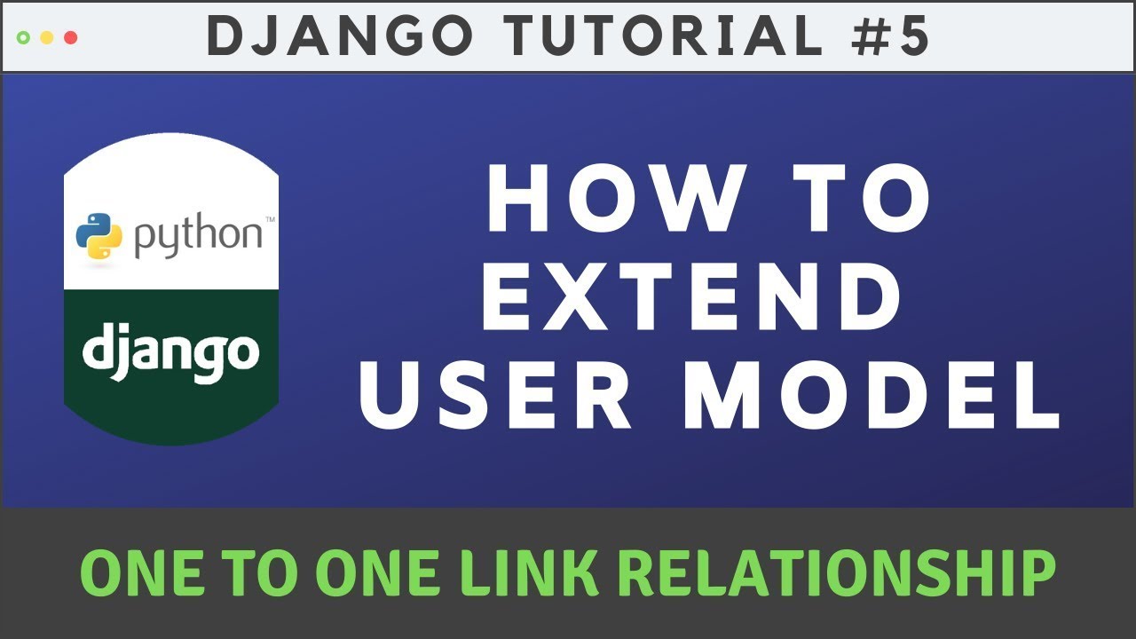 Extending User model using One-To-One Relati... | Open Video