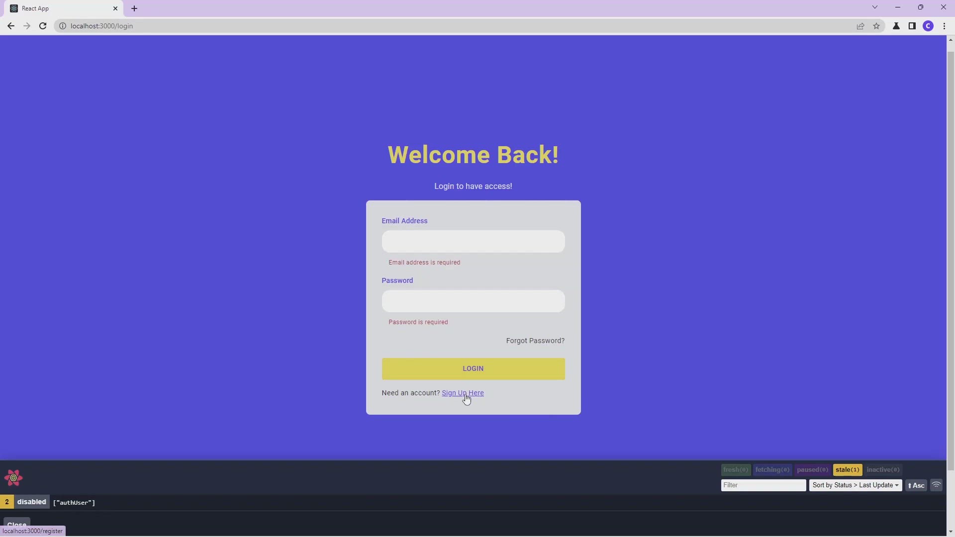 Build React Query, and Axios CRUD App with RESTful API