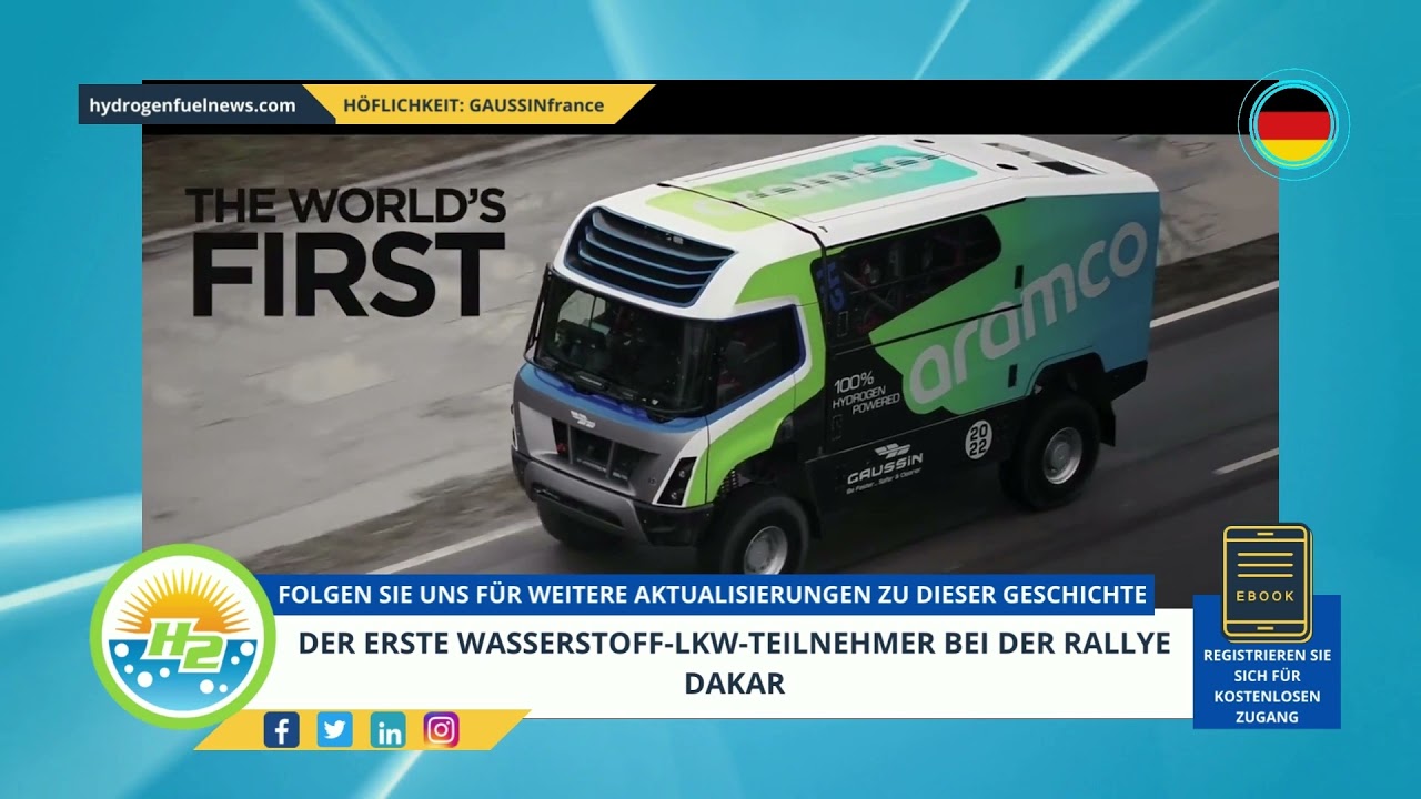 [German] First ever hydrogen truck participa... | Open Video