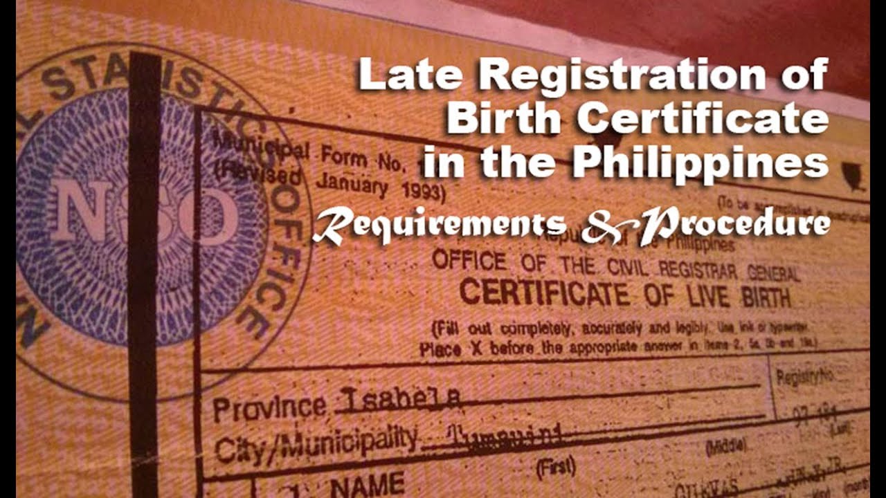 How to File Late Registration of Birth Certi... | Open Video